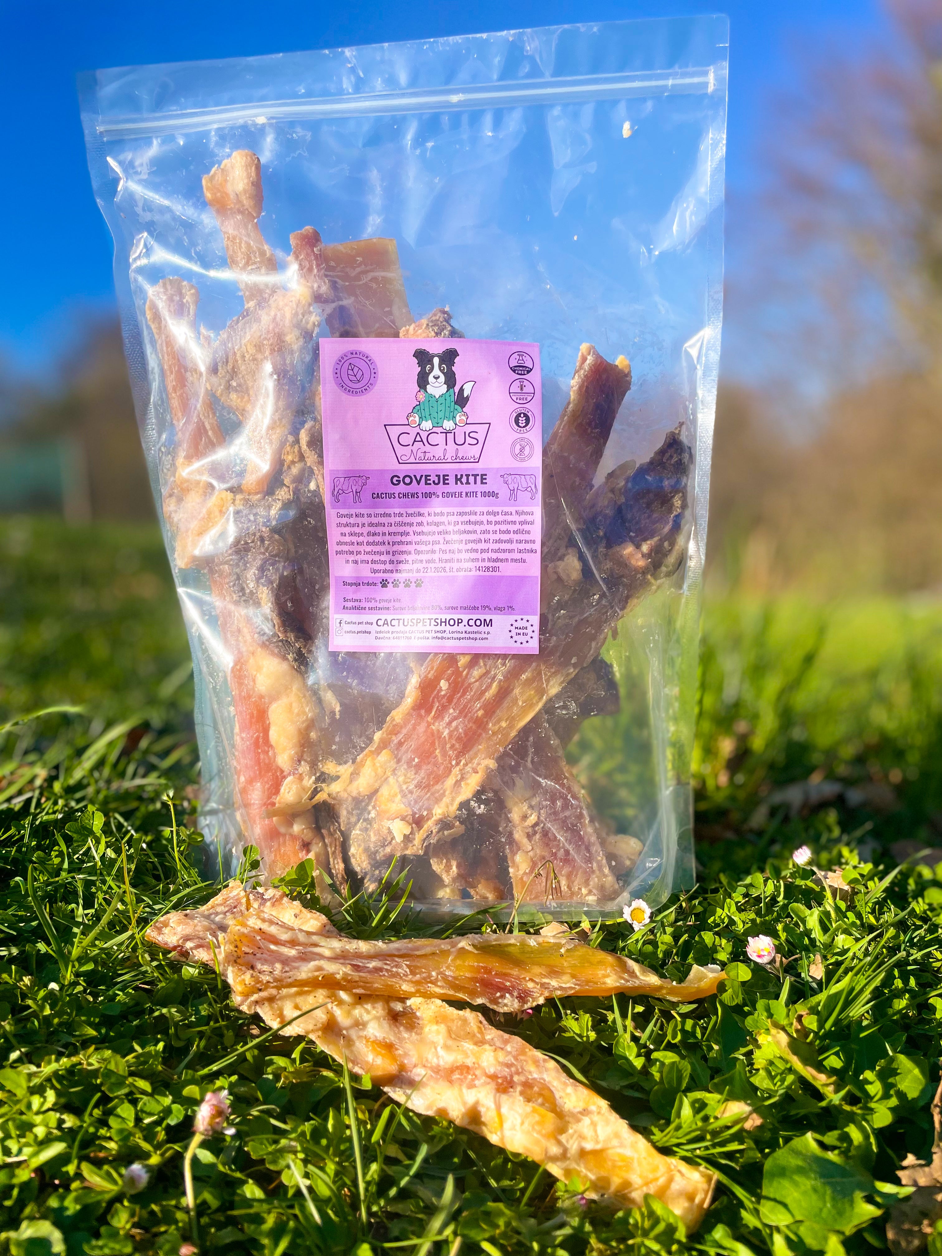 Beef tendons 1000g – Cactus Pet Shop